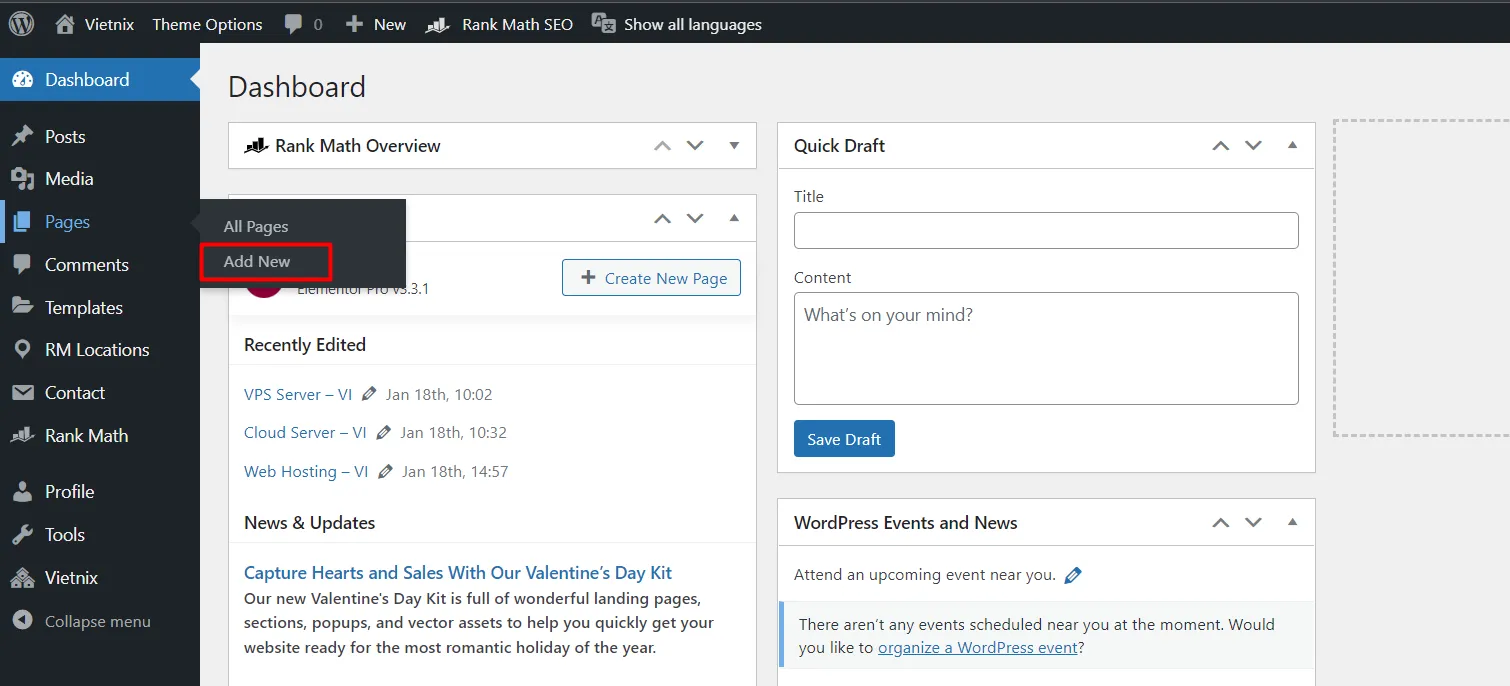 Sự khác nhau giữa Post và Page trong WordPress