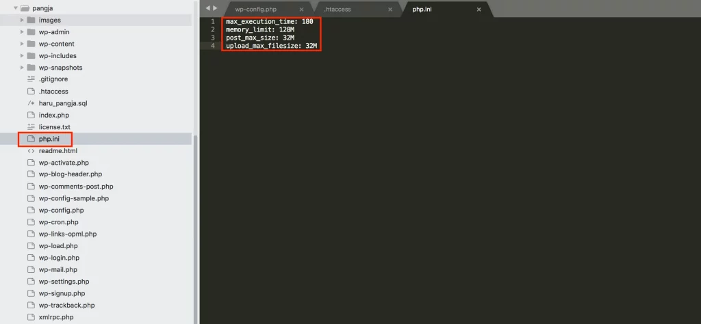 Cách để upload_max_filesize trong tập tin php.ini