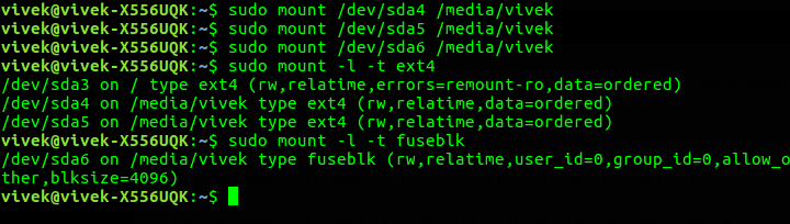 Hướng dẫn cách sử dụng lệnh mount trong Linux chi tiết