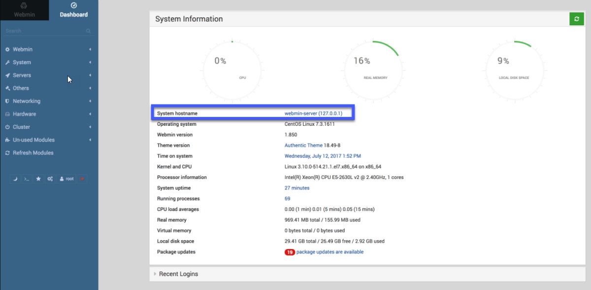 Hướng dẫn cài đặt và sử dụng Webmin trên CentOS 7 - Vietnix