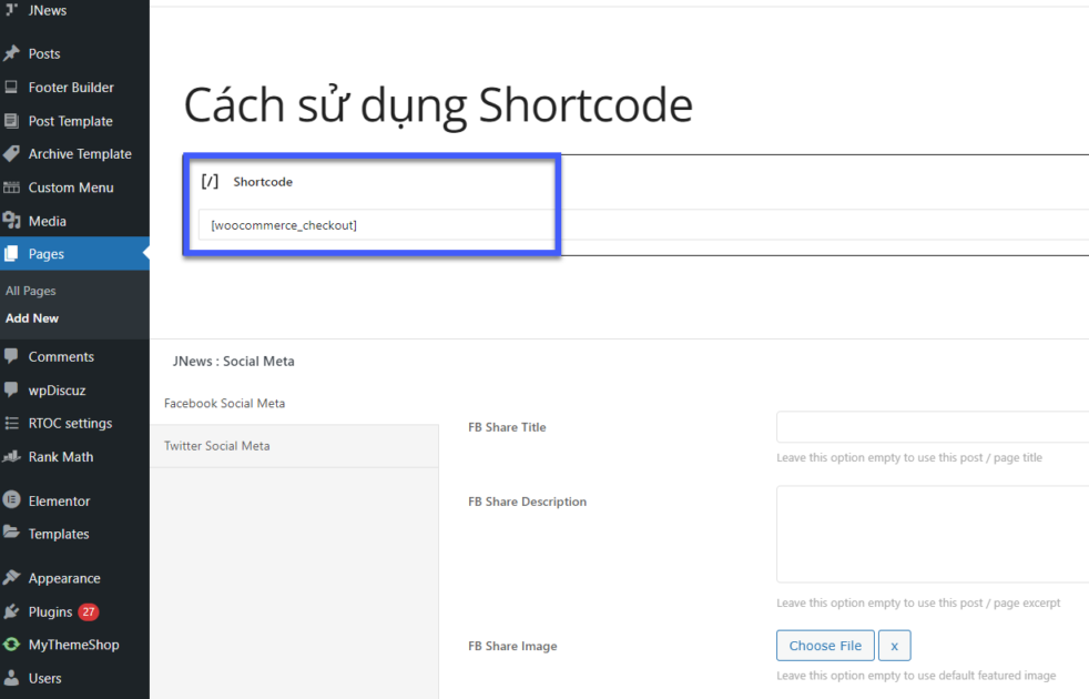 Bảng tổng hợp Shortcode của WooCommerce đầy đủ nhất 2024