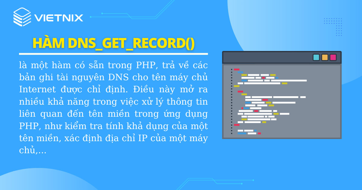 Tổng quan về hàm dns_get_record() trong PHP mới nhất 2024